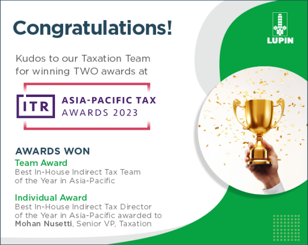 Congratulations to our Taxation Team for winning TWO awards at the ITR Asia-Pacific Tax Awards ...